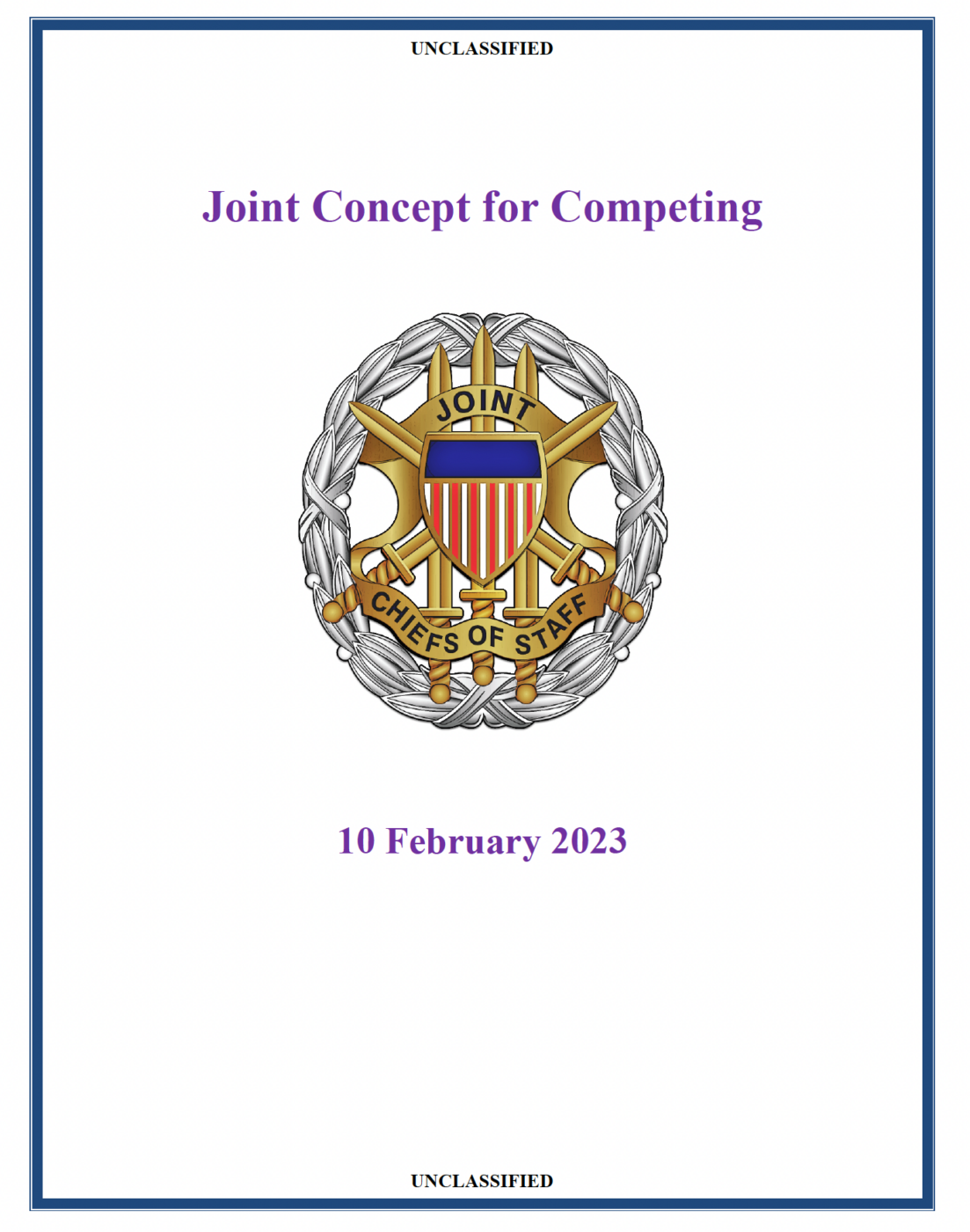 Joint Concept For Competing | Small Wars Journal by Arizona State ...